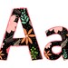 Floral Alphabet PNG, Spring Floral Letters PNG, Roses Floral Doodle ...