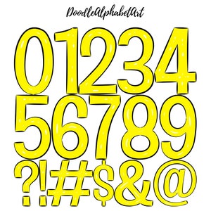 Bubble Water Splash Letters PNG Bundle, Neon Color Palette, 5 Alpha ...