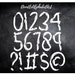 Chalkboard Alphabet Font PNG Clipart, Black and White Chalk Letters ...