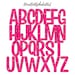 Vibrant Bright Colors Alphabet Bubble Splash PNG Bundle, 5 Alpha Sets ...