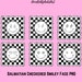 Checkered Smiley Face PNG Bundle: Groovy Letters, Dots Alphabets ...