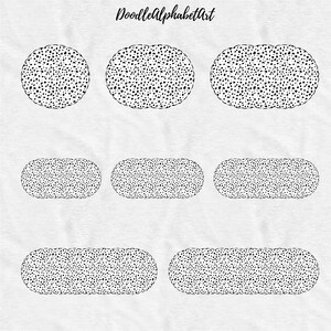 Dalmatian Dots Monogram Alphabet PNG Bundle: Bright Color Alpha Sets ...