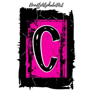 Grunge Alphabet PNG Bundle: Distressed Letters, Numbers, Symbols ...