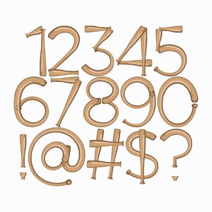 Baseball Bat Alphabet: Hand-drawn Doodle PNG Clipart (digital Download ...