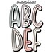Pastel Scribble Alphabet Letters PNG, Shades of Pink, Underline Retro ...
