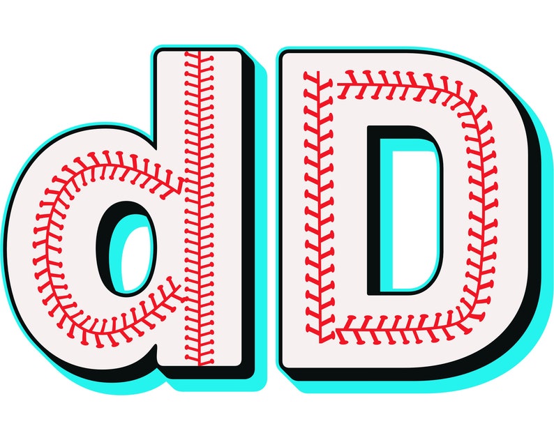 Baseball Alphabet Letters PNG Bundle Baseball Sports Doodle - Etsy