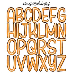 Dots Alphabet PNG Bundle: Vibrant Handwritten Font (digital Download ...