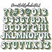 Retro Groovy Alphabet Bundle 4 Alpha Sets, Hand Drawn Sublimation ...