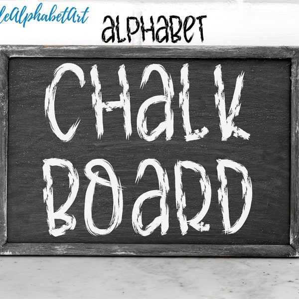 Chalk Letters - Etsy