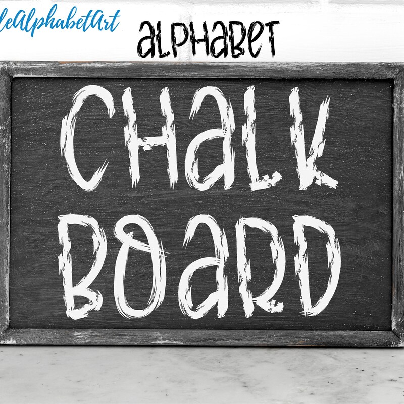 Chalk Letters - Etsy