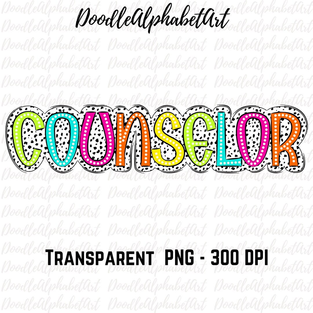 School Counselor PNG Design, Dalmatian Dots, Bright Colorful Polka Dot ...