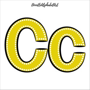 Dark and Vibrant Dots Letters PNG Bundle, 5 Alpha Sets, Radical Font ...