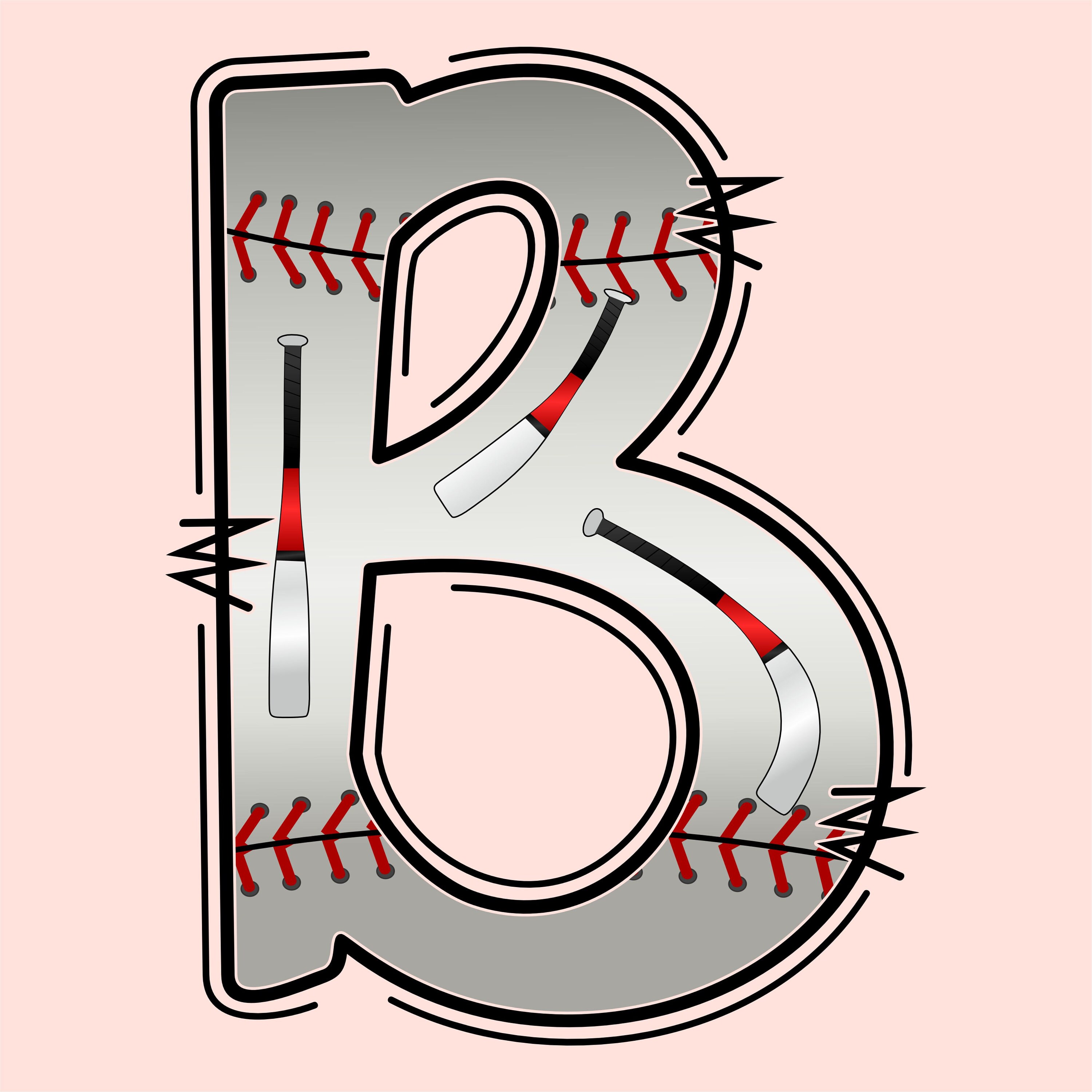 Baseball Doodle Letters Alphabet Bundle PNG Sublimation - Etsy