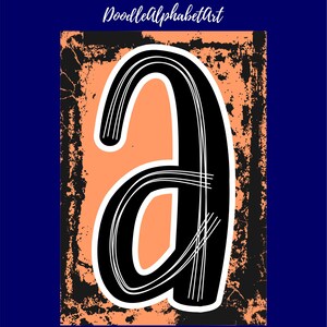 Teacher Font PNG, Grunge Blocks With Letters in 5 Alphapacks, Scribbled ...