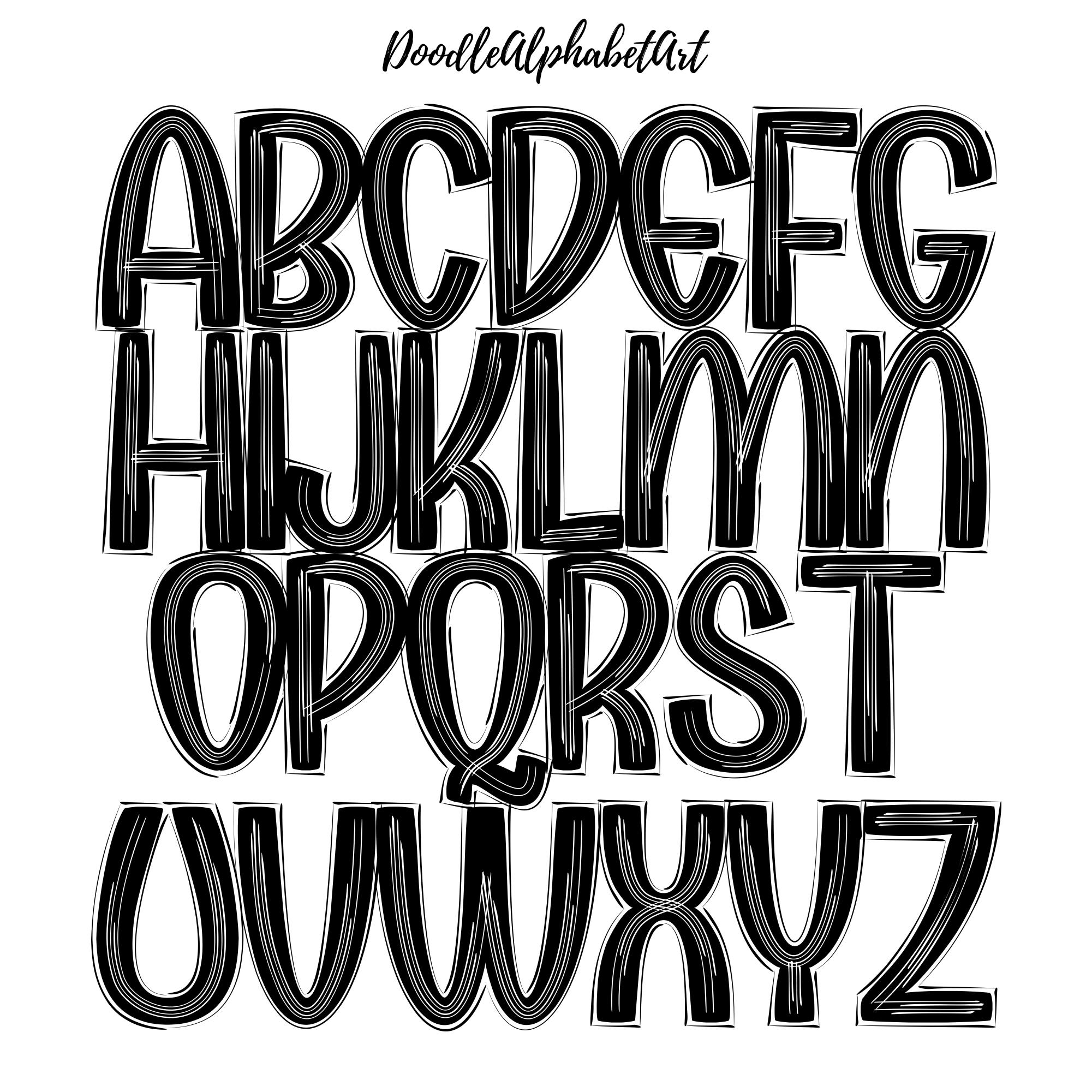Black & Red Scribble Letters PNG Bundle, White Splash Lines Doodle ...