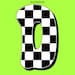Retro Checkered Alphabet PNG Bundle: Groovy Doodle Letters (digital ...