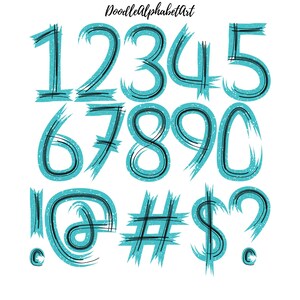 Vintage Grunge Bright Doodle Alphabet, With Line Stroke, Distressed ...