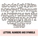 Baseball Doodle Letters Alphabet Bundle PNG Sublimation - Etsy