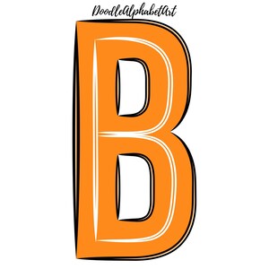 Double White Center Line Letters PNG Bundle, Bright Color Neon Nights ...