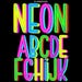 Bright Neon Scribble Doodle Alphabet PNG Bundle | Hand-drawn Letters ...