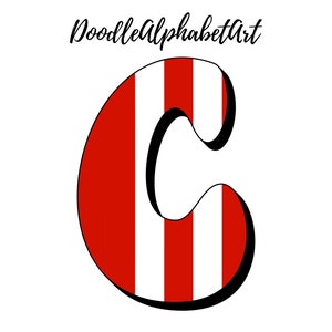 USA Flag Groovy Letters PNG: Retro Alphabet Bundle (digital Download ...