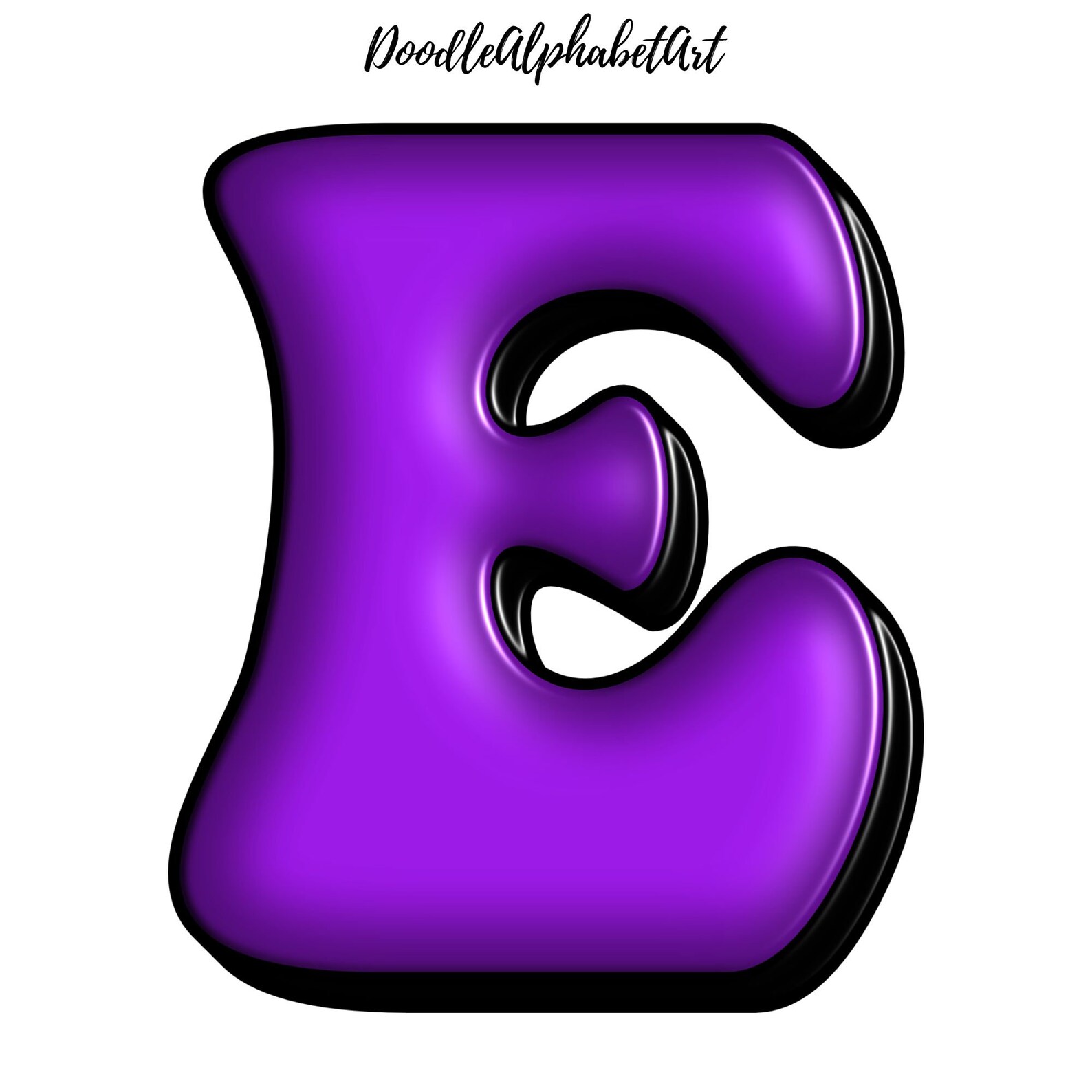 3D Retro Rainbow Alphabet PNG: Groovy Bubble Letters (5 Alpha Sets) - Etsy