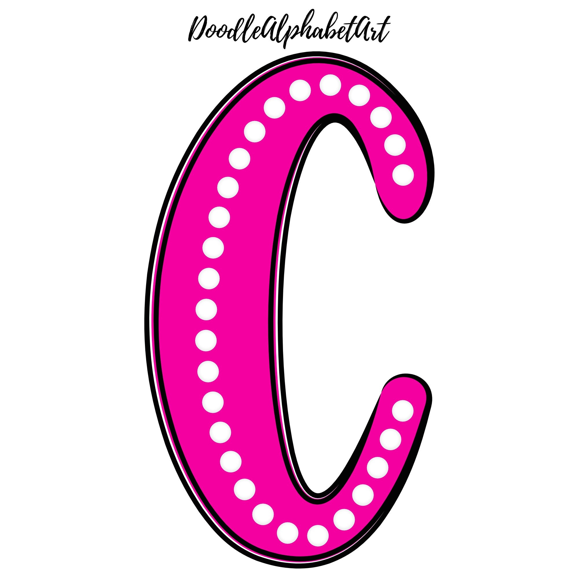Dotted Font PNG: Bright Color Letters, Numbers, Symbols (5 Alpha Sets ...