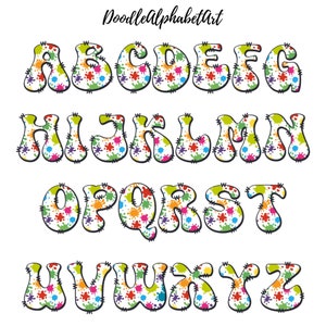 Vintage Font Alphabet Letters PNG, Groovy Shirt Designs With Faux ...
