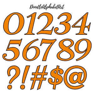 Boho Script Font Doodle Alphabet PNG Bundle - Boho Earthy Tones ...