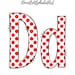 Red Polka Dot Doodle Alphabet PNG Bundle (digital Download) - Etsy