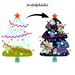 Editable Christmas Tree Canva Frames Collection Hand Drawn - Etsy