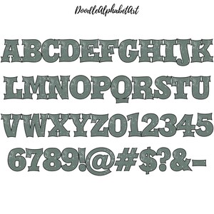Boho Distressed Grunge Alphabet PNG Bundle, Boho Color Palette, 5 Alpha ...