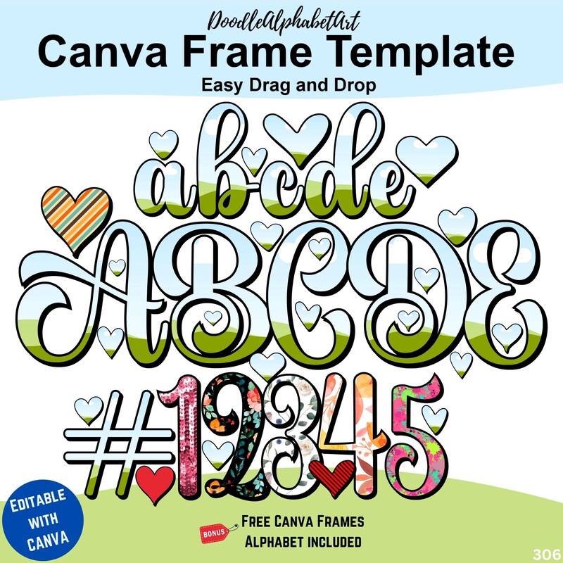 Font Frame - Etsy