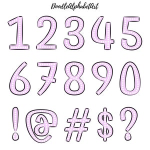 Dots Letters PNG Bundle, Pastel Color Palette, 8 Alpha Sets, Polka Dot ...