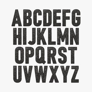 Grunge Alphabet - Distressed Font PNG, SVG and EPS, Distressed Alphabet ...