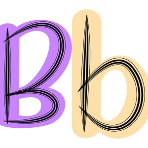 Scribble Letters PNG, Pastel Summer Season Color Scheme, Hand Drawn ...