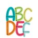 Scribble Letters PNG, Tropical Summer Color Scheme, Doodle Alphabet PNG ...