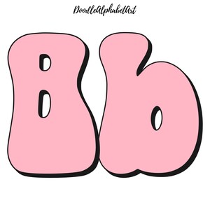 Retro Groovy Block Shadow Alphabet PNG Bundle, Teacher Colors Palette ...