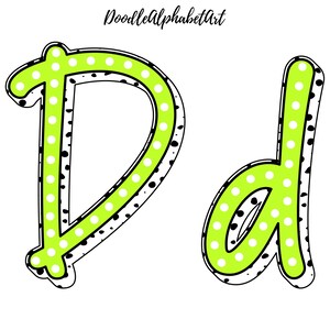 Dalmatian Retro Dots Alphabet PNG Bundle, Bright Colors, 5 Alpha Sets ...