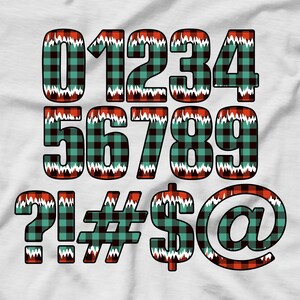 Ripped Plaid Digital Alphabet SVG, EPS, PNG and Pdf, Buffalo Plaid ...