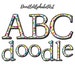 Doodle Blank Transparent Letters Font Alphabet SVG PNG EPS Pdf. Create ...