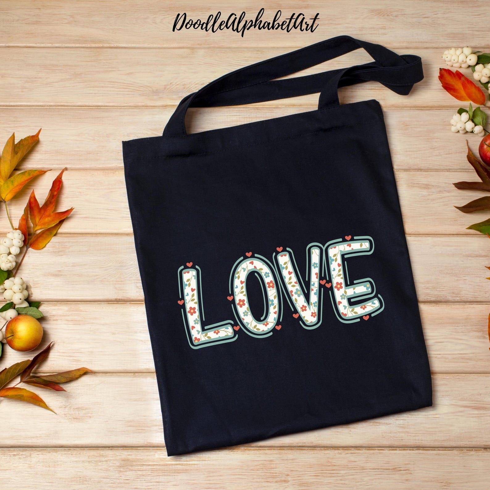 Floral Alphabet PNG Bundle | Love Heart Flower Boho Letters Clipart for ...