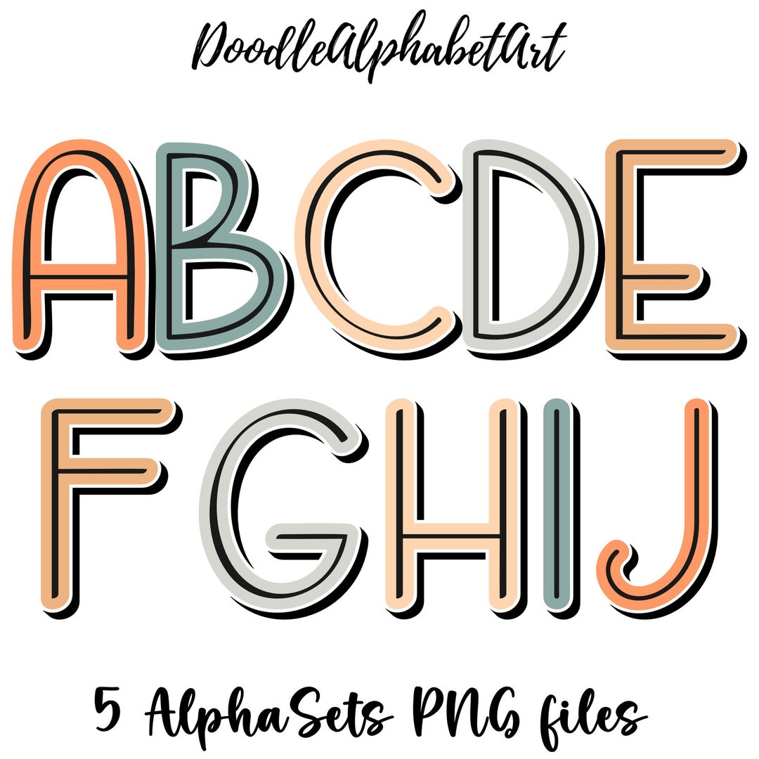 Black Centerline Natural Handwritten Comic Font PNG, Block Shadow, Fall ...