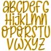 Scribble Letters PNG Set in 8 Colors, Alpine, Merino, Dark Beige ...