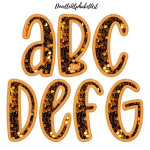 Sequin Alphabet PNG Bundle: Faux Embroidery Stitch, Hand-drawn Doodle (instant Download) - Etsy