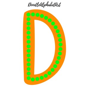 Colorful Dots Letters PNG Bundle, Bright Color, 5 Alpha Sets ...