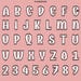 Blank & Transparent Background Alphabet Doodle SVG, Lines and Dots ...