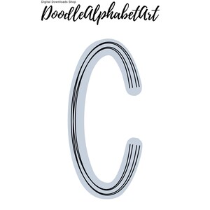 Boho Doodle Alphabet Scribble PNG With 10 Harmonious Bohemian Inspired ...