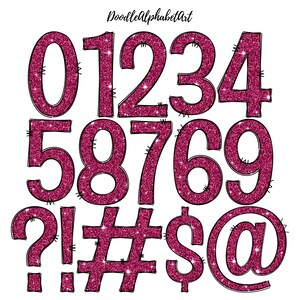 Valentine's Glitter Alphabet Letters PNG Set | Red Shades | Digital ...