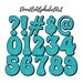 Retro Groovy Alphabet PNG: Macaron Color Letters (digital Download) - Etsy